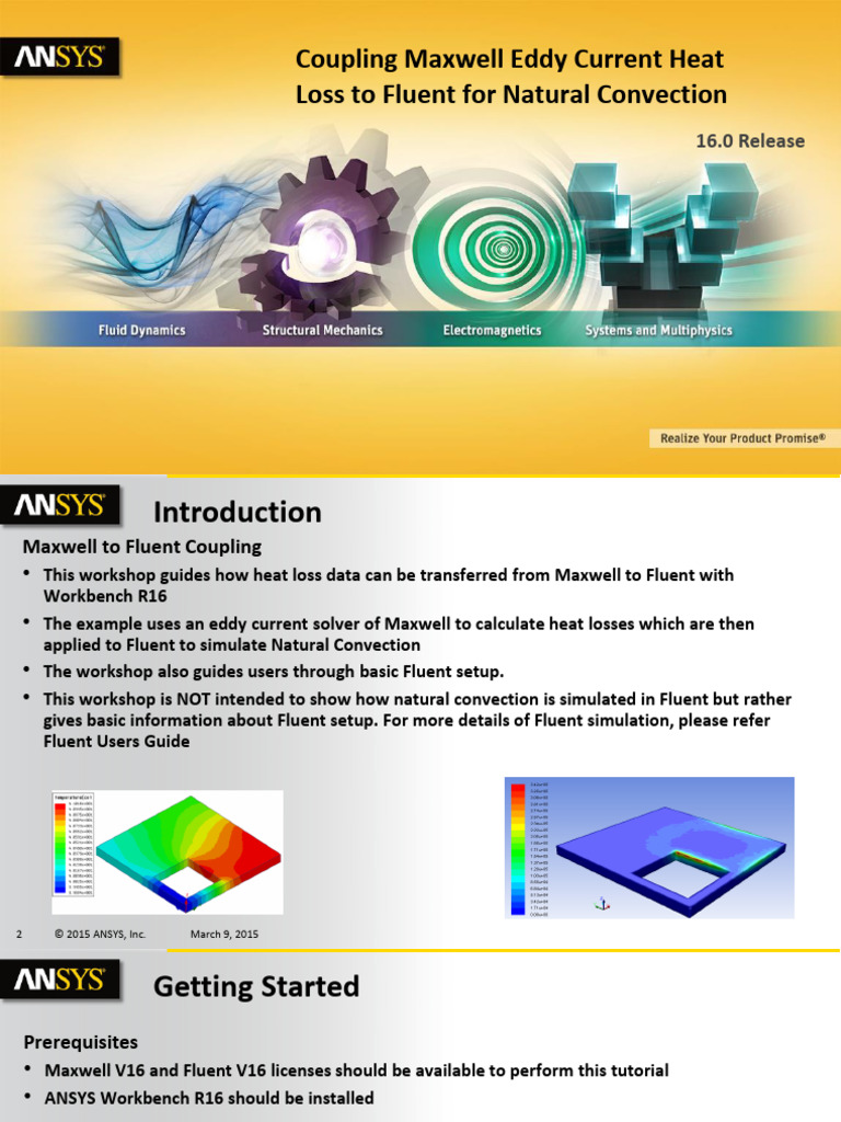 Maxwell EddyCurrent Fluent Coupling 16.0 | PDF | Density | Mechanics