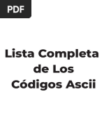 Tablas de Los Códigos ALT Disponibles en Windows | PDF | Ascii ...