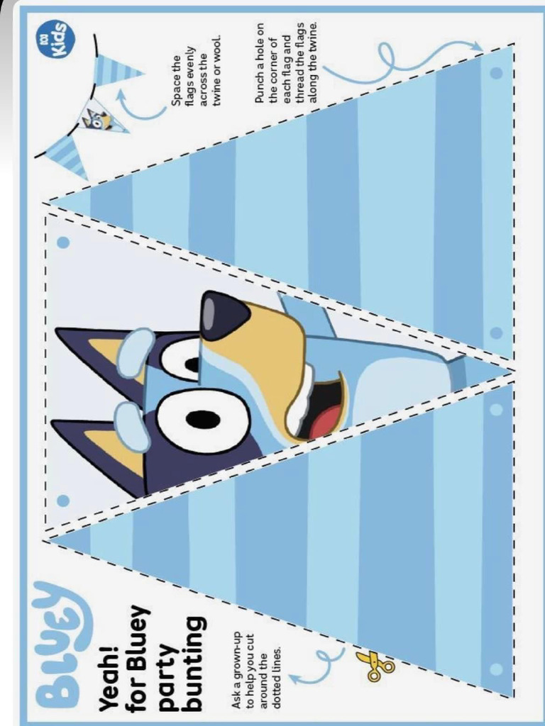 Banderines Bluey | PDF