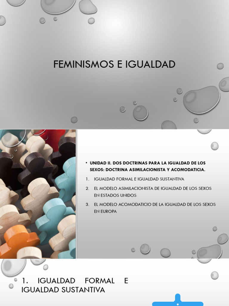 Dos Modelos para La Igualdad Entre Los Sexos - Asimilacionista y ...