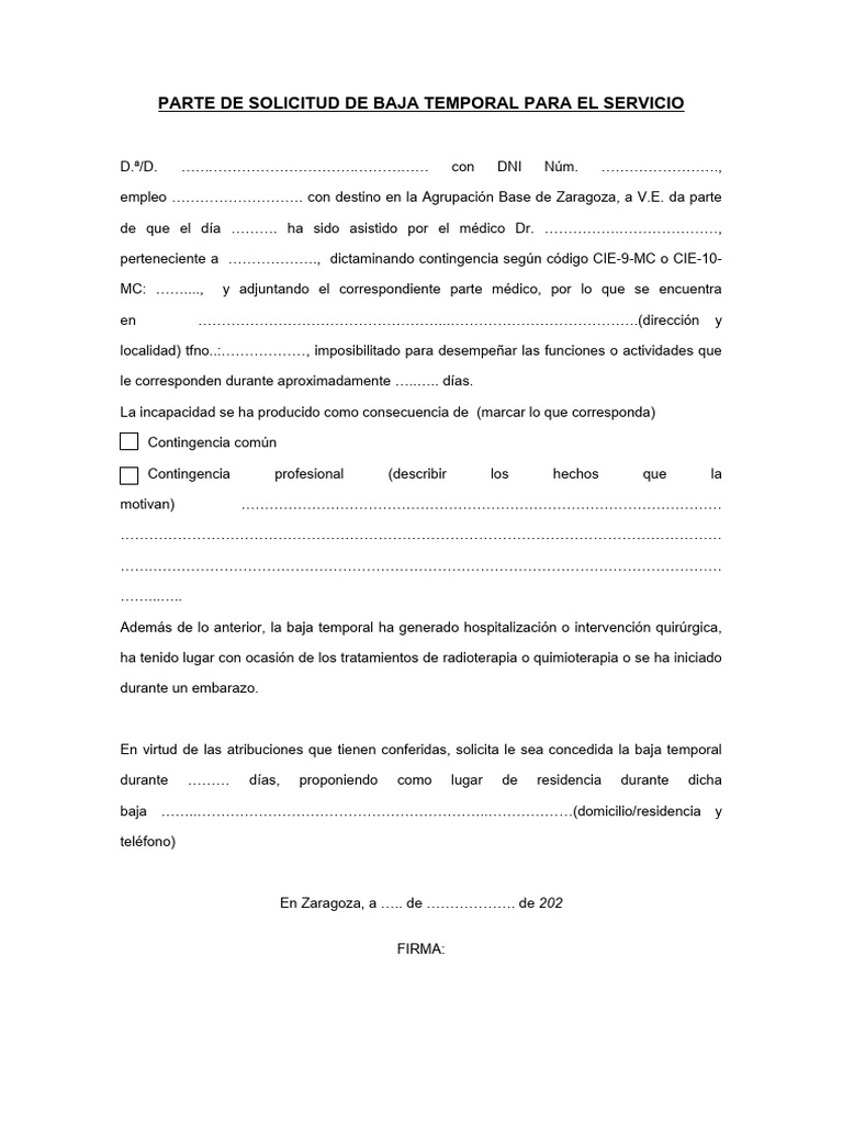 Solicitud Baja y Continuidad Temporal (2) - 250708 - 104154 | PDF