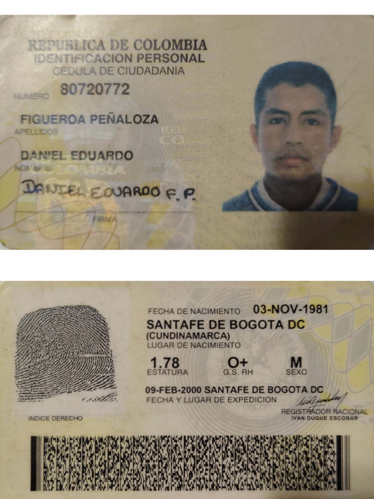 Cédula Daniel | PDF