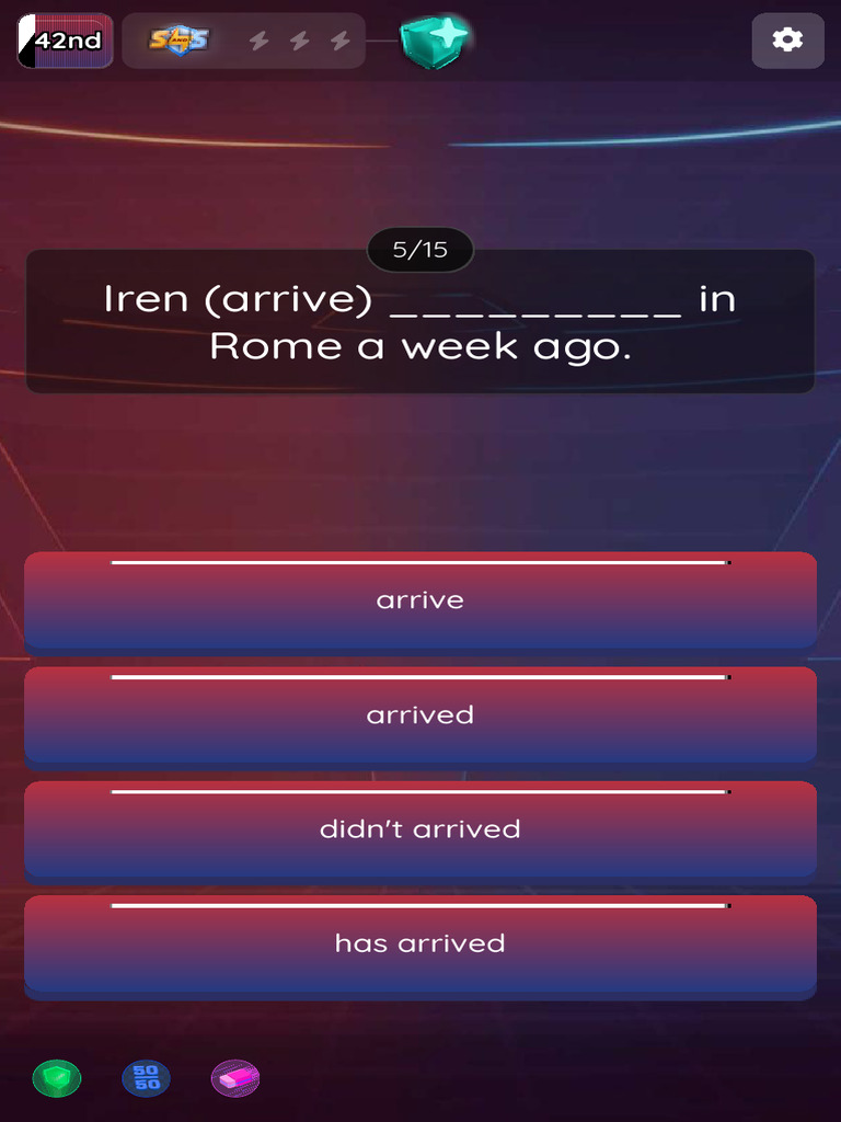 Quizizz Verb Conjugation Exercise | PDF