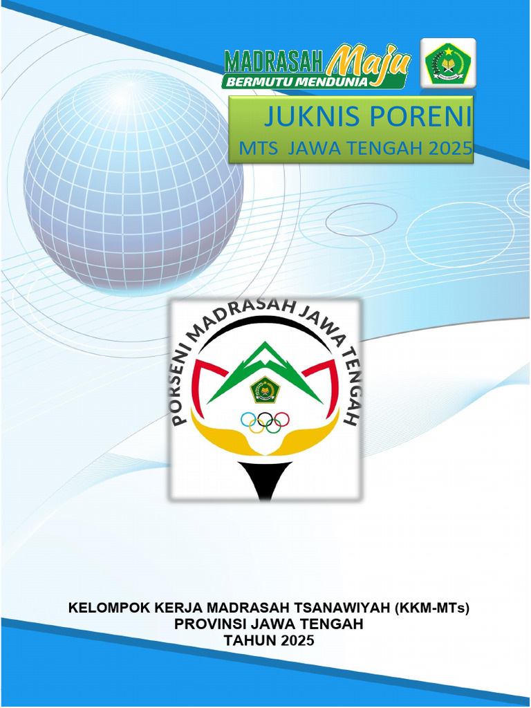 Juknis Porseni MTS Jateng Tahun 2025 Revisi | PDF