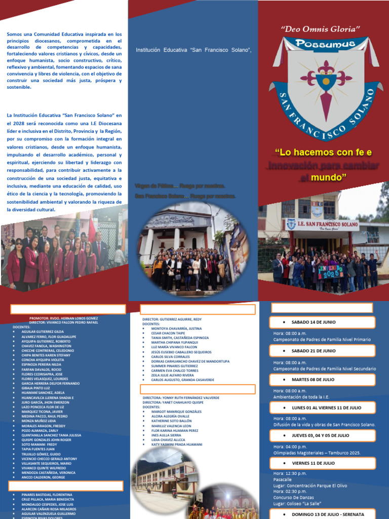 Triptico 2025 Final | PDF | Psicología Social