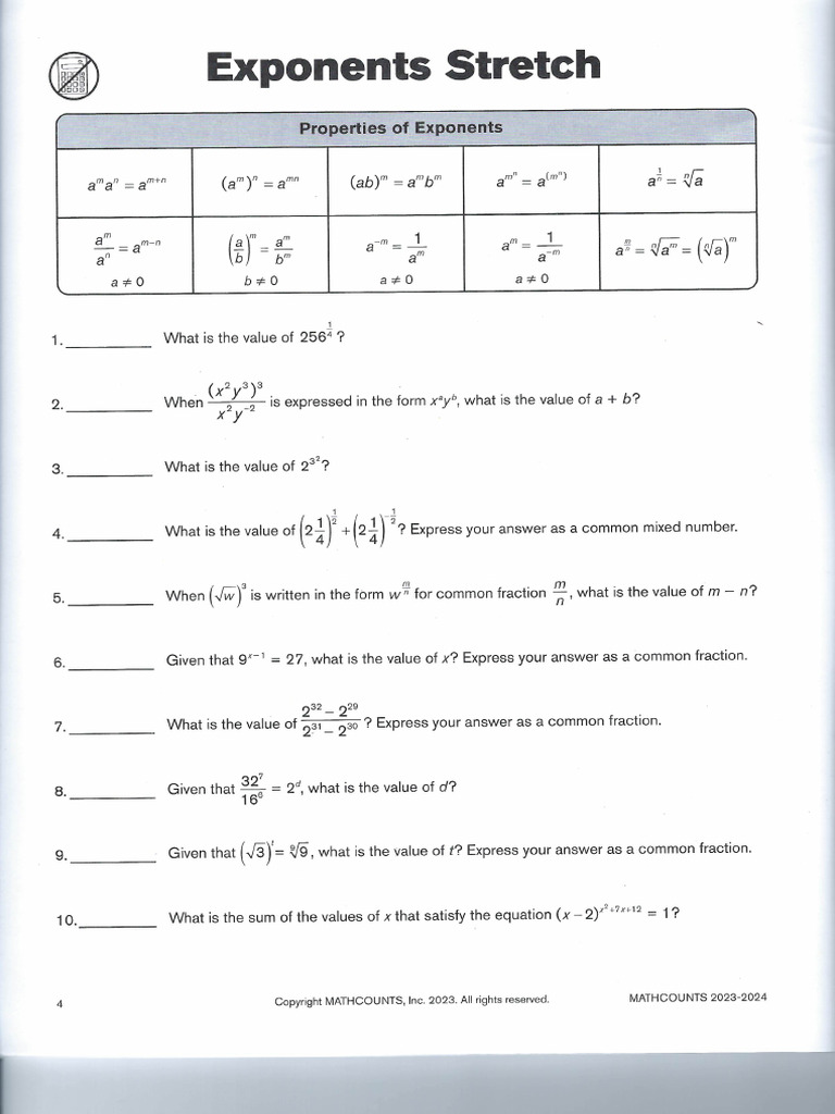 2023-24 MATHCOUNTS School Handbook | PDF