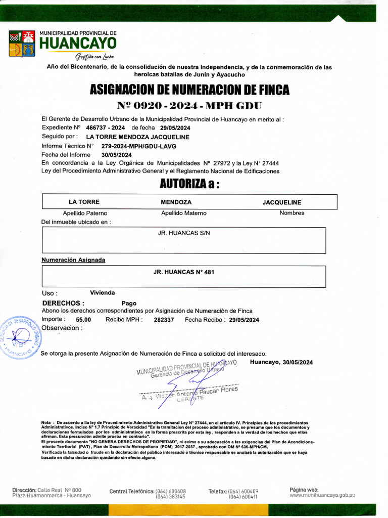 NroFINCA Augusto LaTorre | PDF