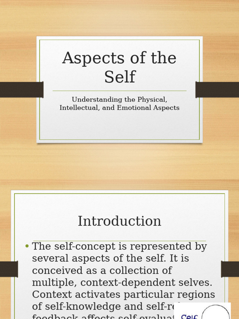 Understanding the Self: Key Aspects | PDF | Mind | Self Concept