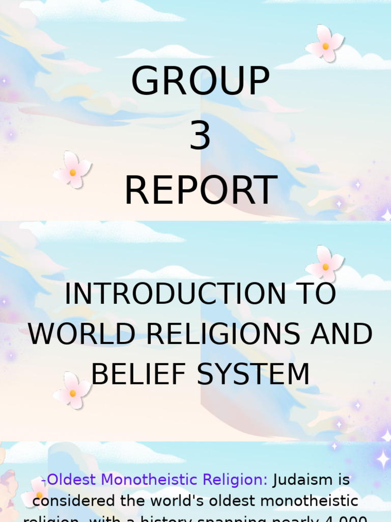 Overview of Judaism and Its Beliefs | PDF | Hebrew Bible | Jews
