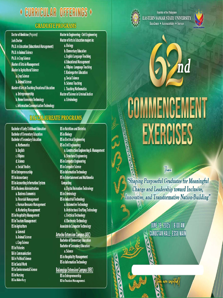 Graduation Program June 19 2025 PAIRED Batch2 Draft 6-13-2025!4!55PM | PDF