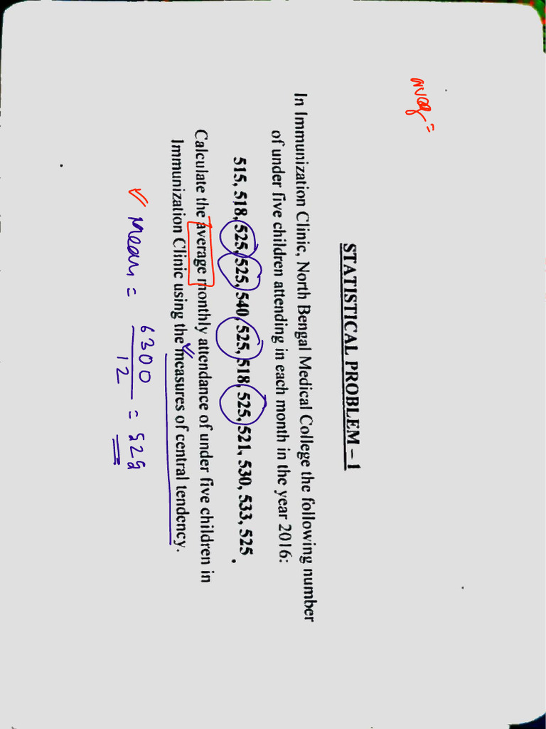 Statistics Cards | PDF