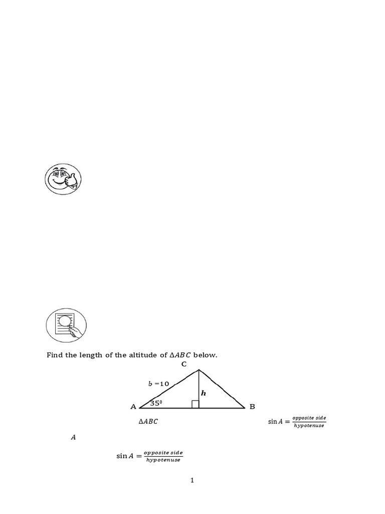 LAS Math9 Q4 Wk7 Law of Sine and Its Application | PDF | Trigonometric Functions | Triangle