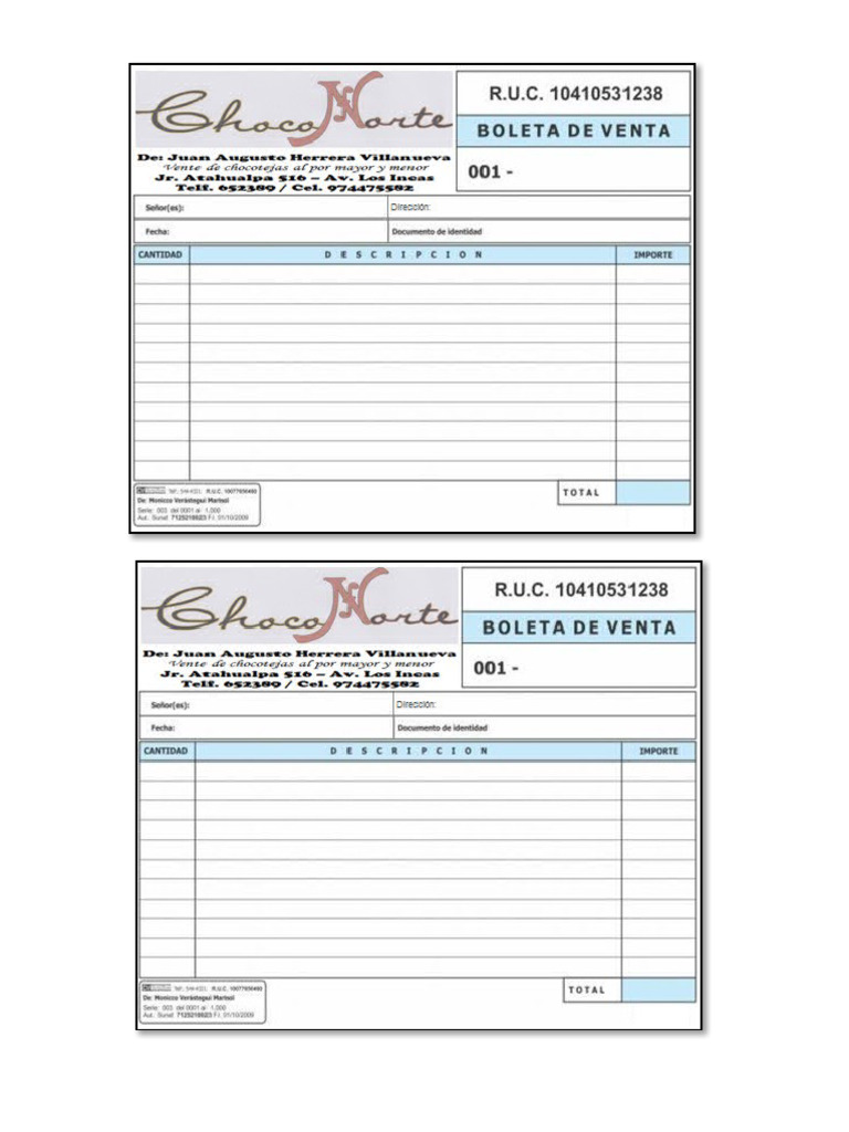 Boletas de Venta | PDF