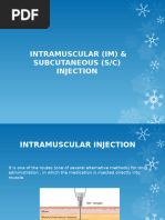 Intramuscular Injection Step by Step Final | PDF | Injection (Medicine)