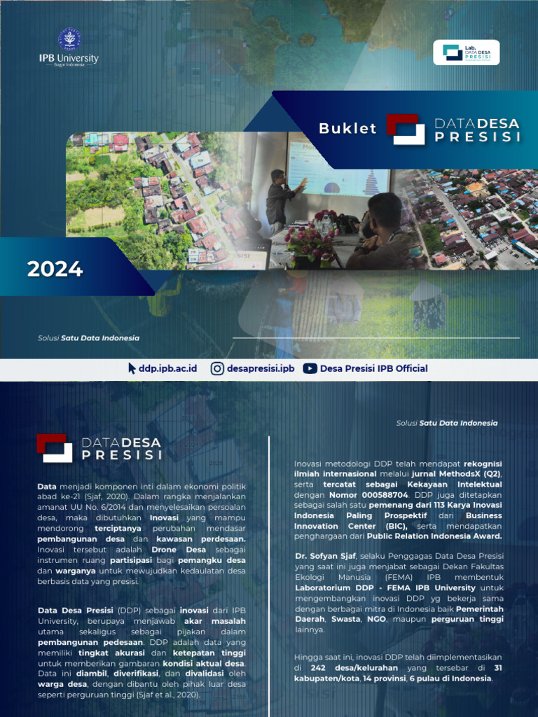 Inovasi Data Desa Presisi IPB | PDF