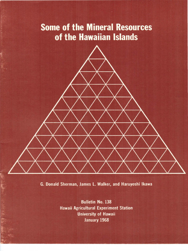 Mineral Resources of Hawaii | PDF | Weathering | Aluminium Oxide