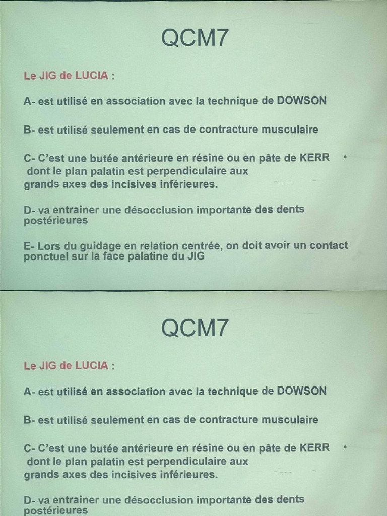 QCM 2 + Correction | PDF