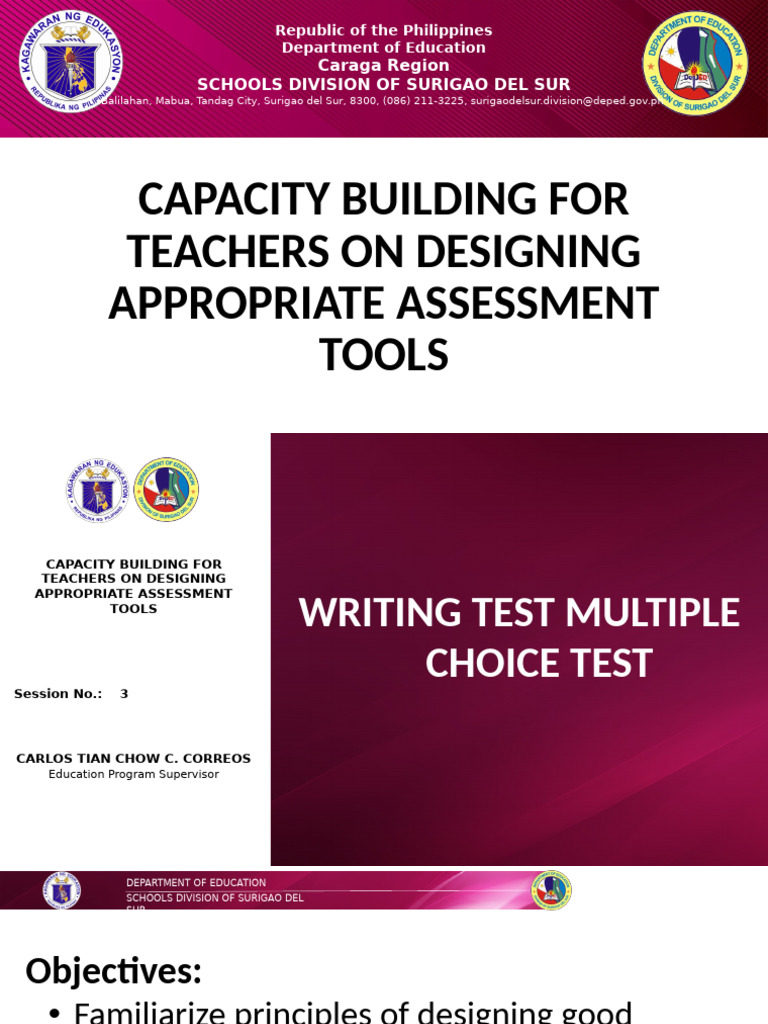 Designing Effective Multiple-Choice Tests | PDF | Multiple Choice
