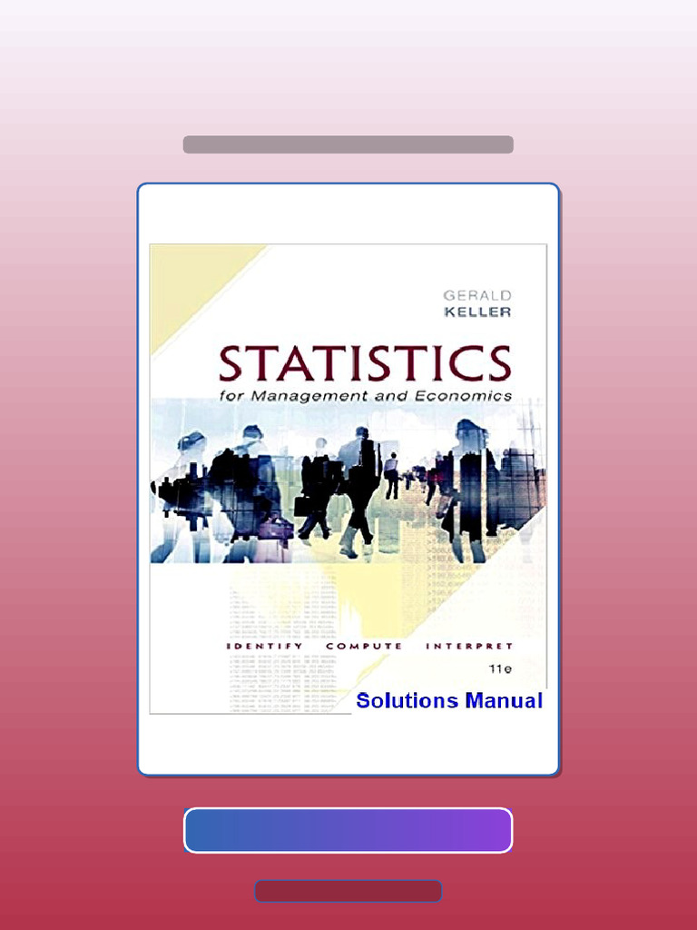 Statistics For Management and Economics 11th Edition Keller Fast Access ...