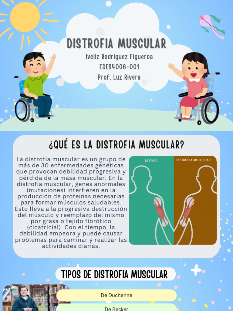Distrofia Muscular: Tipos y Tratamientos | PDF | Desorden hiperactivo y ...