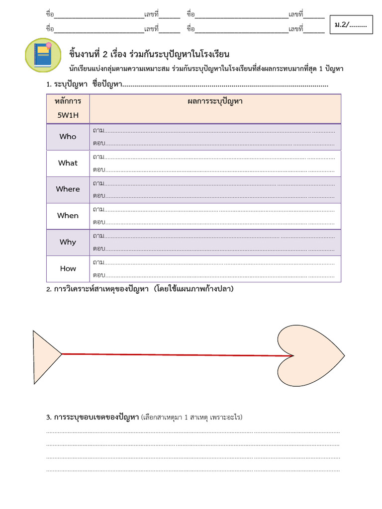 t1 Work2 1 5W1H | PDF