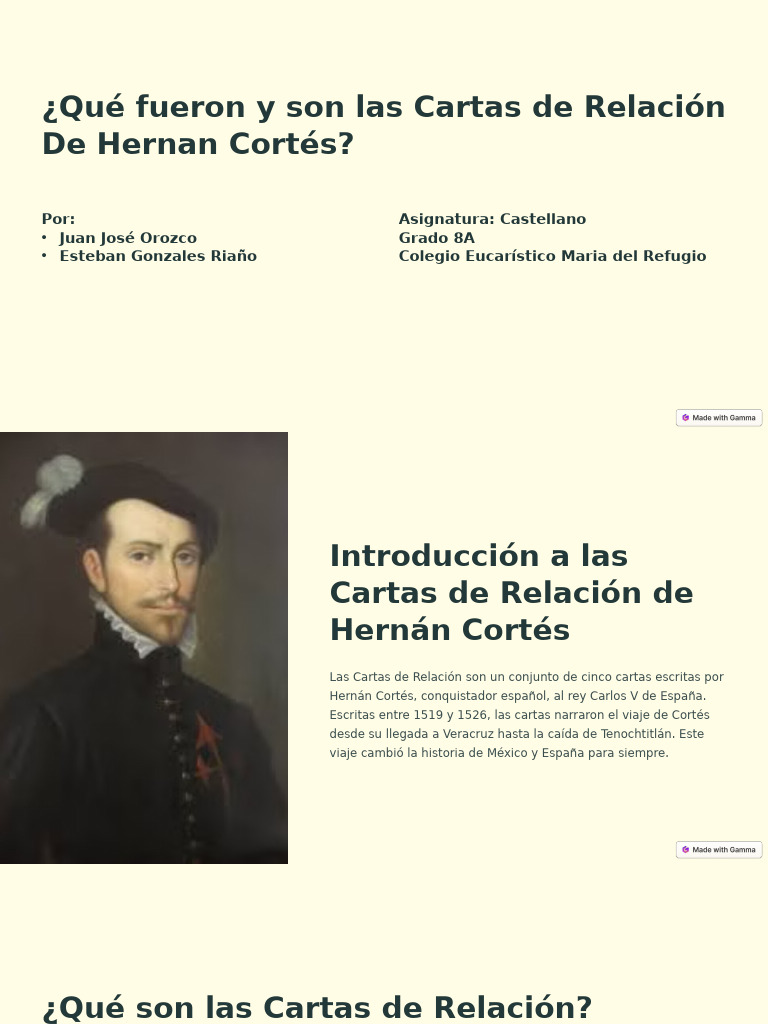 Cartas de Relación de Hernán Cortés | PDF | Hernán Cortés | azteca