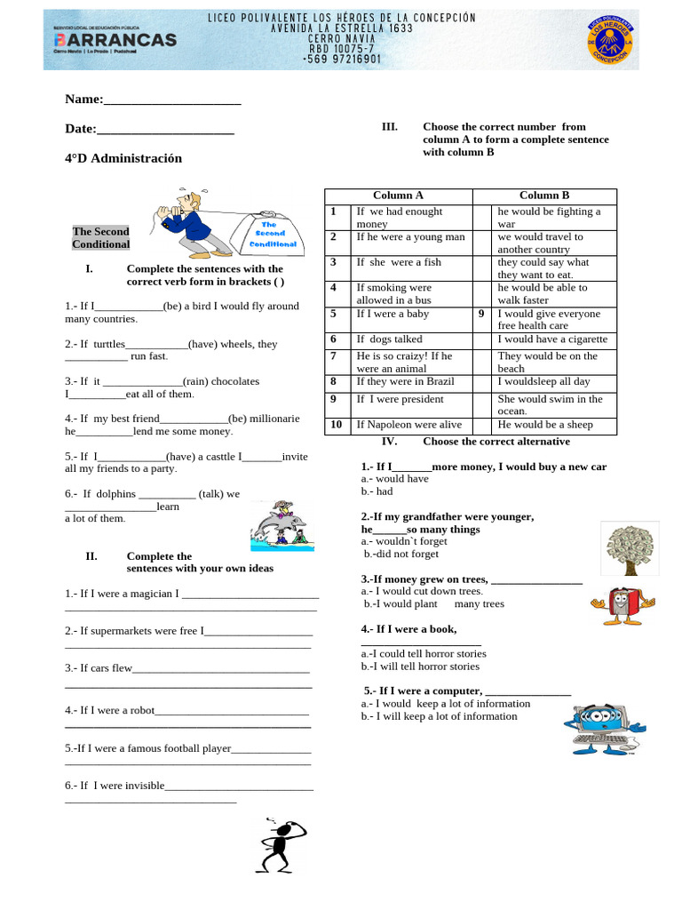 Second Conditional Fun Activities Games - 30926 | PDF