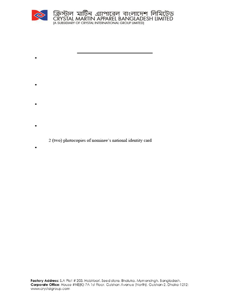 Required Documents for Joining_CMBD | PDF