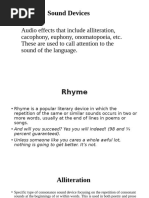 Sound Devices Examples | PDF