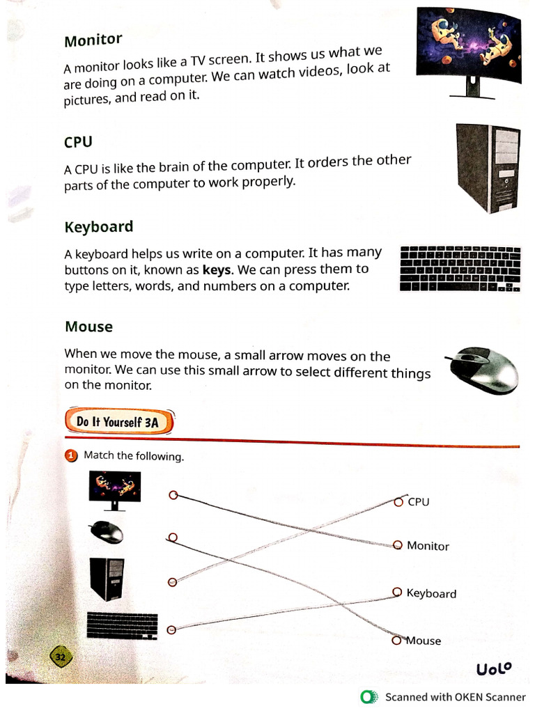 Class 1 Book Ex L-3 | PDF