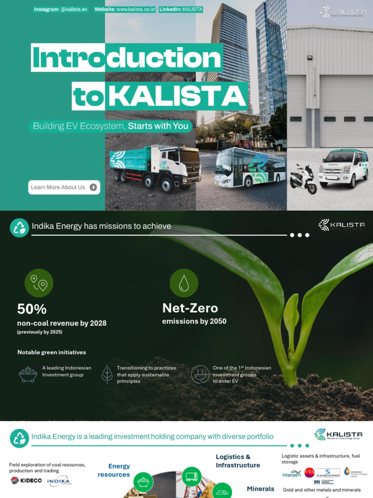 (KALISTA) Company Profile - Presented | PDF | Electric Vehicle ...
