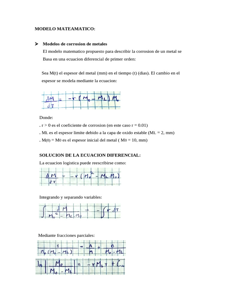 Modelo Matematico | PDF