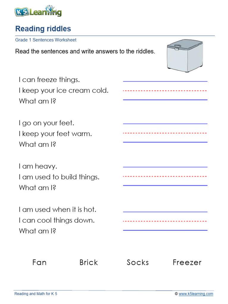 Grade 1 Riddles B | PDF