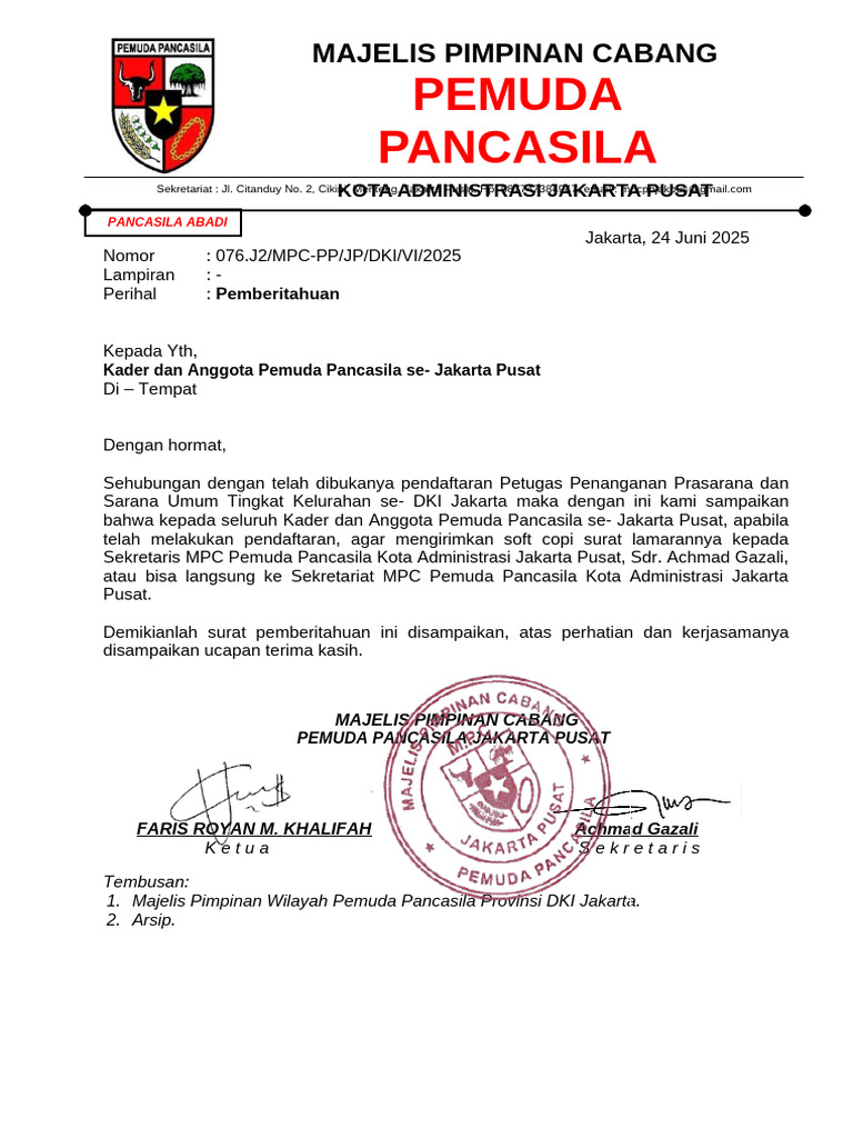 076-2025 Surat Keluar PPSU | PDF