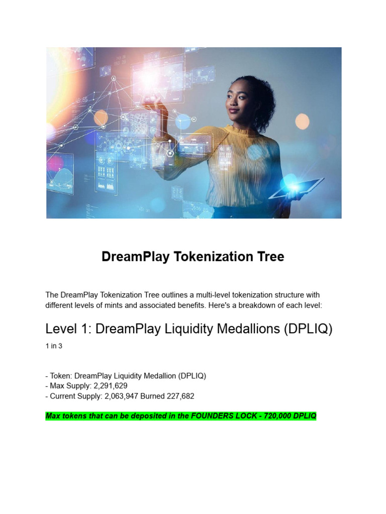 DreamPlay Tokenization Framework Overview | PDF | Incentive ...