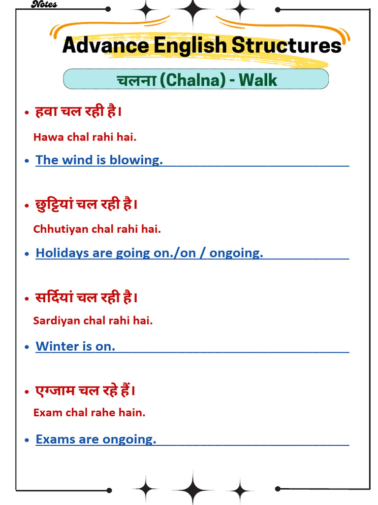 15 Days Advanced English Structures (Day 1 and 2) | PDF