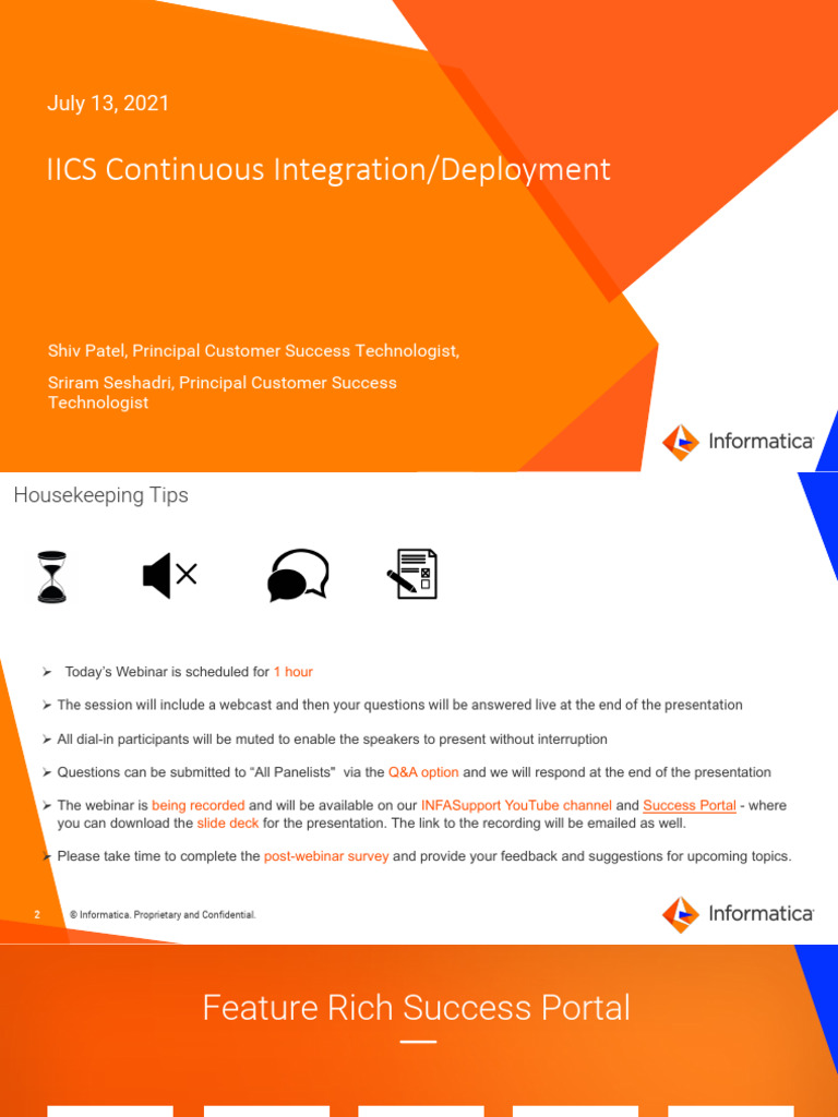 IICS Continuous Integration-Deployment | PDF | Version Control | Information Technology
