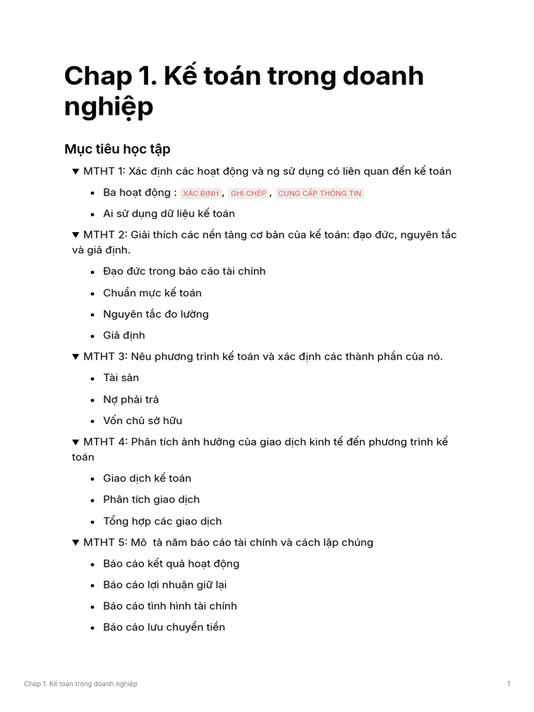 Note Chap1 | PDF