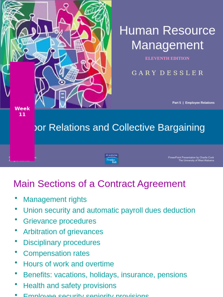 Week 11 - Labor Relations | PDF | Collective Bargaining | Employment