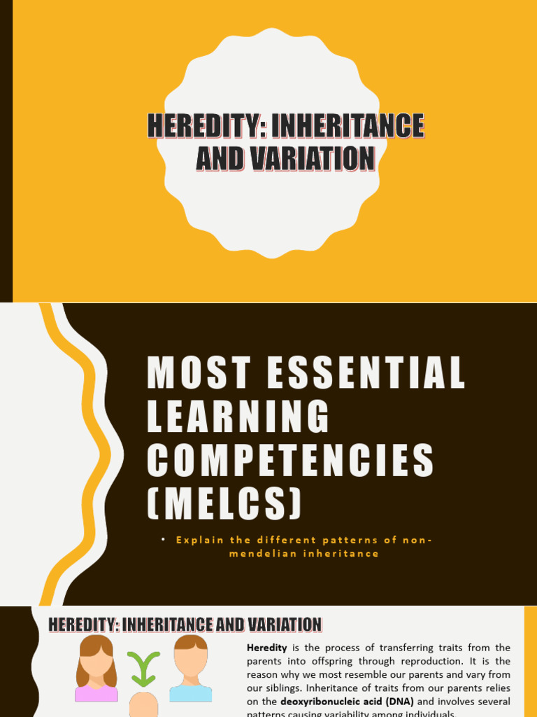 Heredity-Inheritance and Variations | PDF | Dominance (Genetics) | Genotype