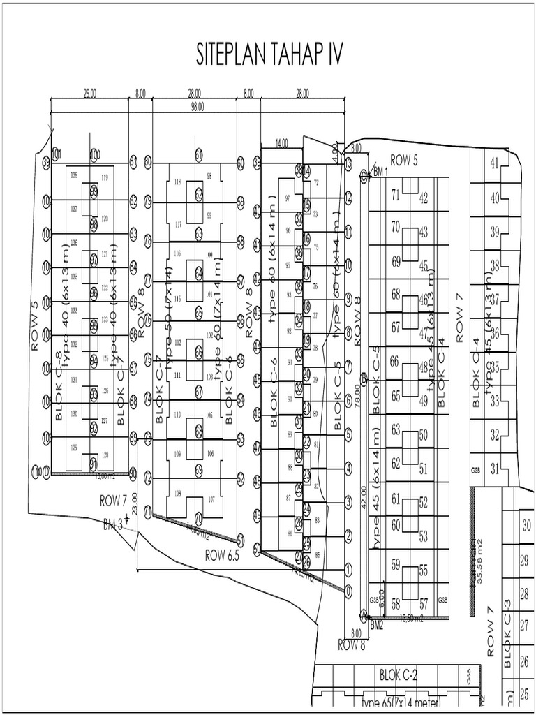 Siteplan Tahap Iv: 13,00 m2 GSB | PDF