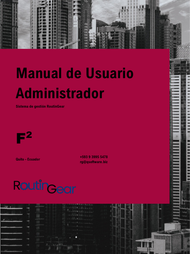 RG - Manual - de - Usuarios - Administradores | PDF | Auditoría | Planificación