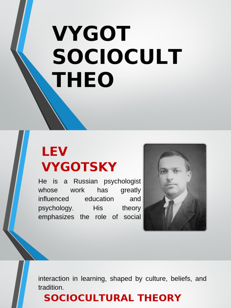 Vygotsky's Sociocultural Theory Explained | PDF | Neuroscience | Cognition