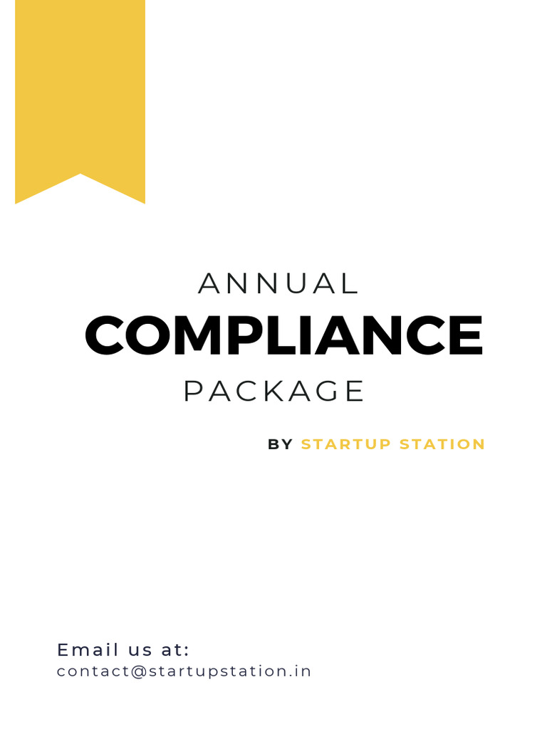 Startupwala Annual Compliance Package | PDF