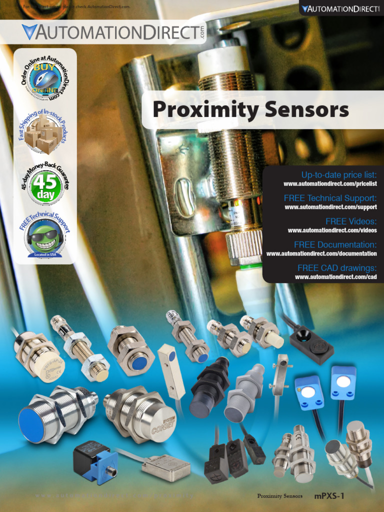 PX Proximity Sensors Overview | PDF | Manufactured Goods | Electrical Engineering