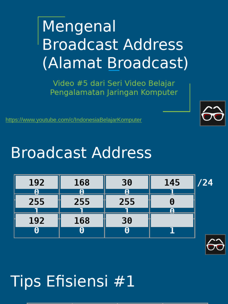 Memahami Alamat Broadcast Jaringan | PDF