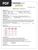 Allen Screening Test Practice Paper 7-8 | PDF | Sodium Bicarbonate ...