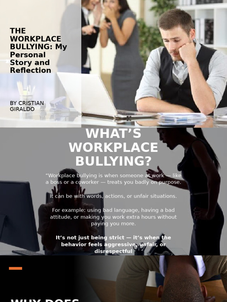 The Workplace Bullying-Oral Presentation 2 | PDF