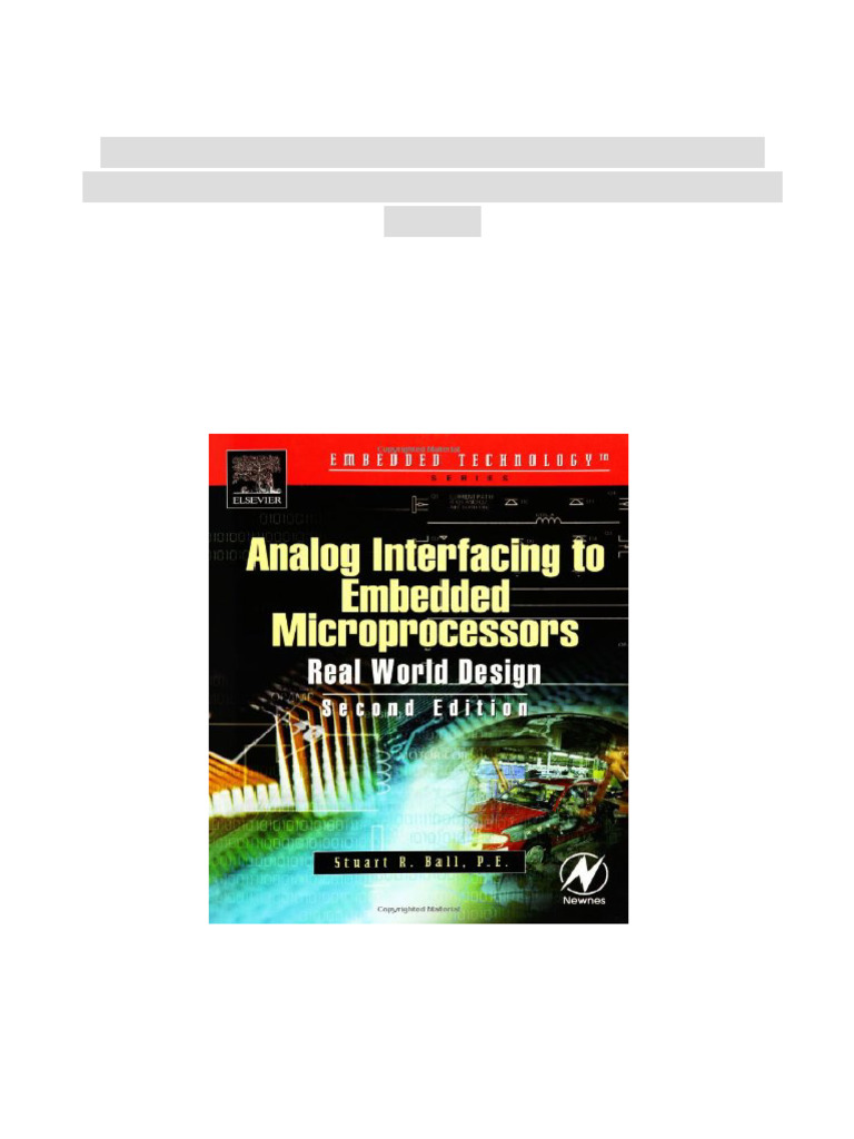 Analog Interfacing to Embedded Microprocessor Systems 2nd ed Edition Stuart Ball pdf download ...