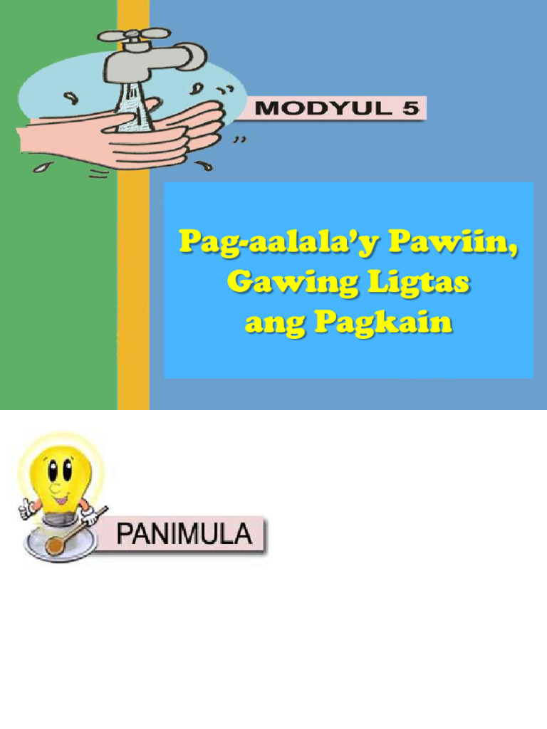 DOST PINOY Modyul 5 Pag Aalalay Pawiin Gawing Ligtas Ang Pagkain | PDF